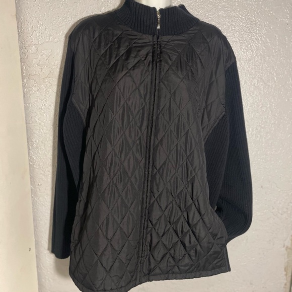 croft & barrow | Jackets & Coats | Croft Barrow Black Quilted Puffer ...